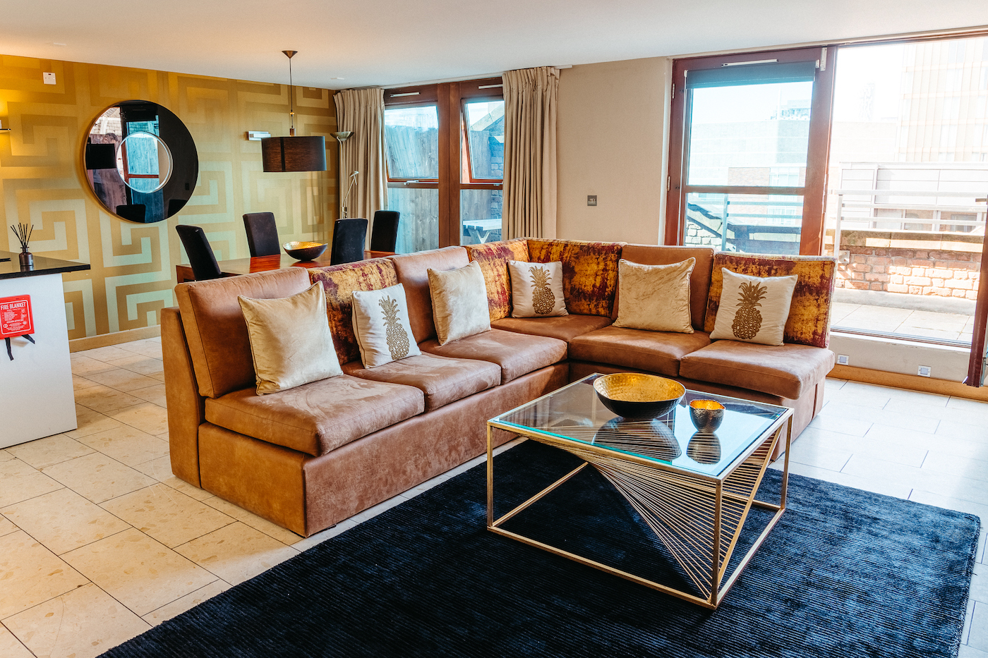 Black & Gold Penthouse - Posh Pads